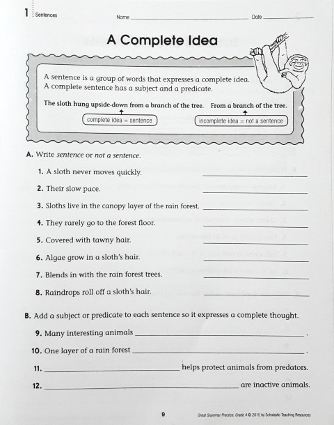 BY13 558 Great Grammar Practice Grade 4